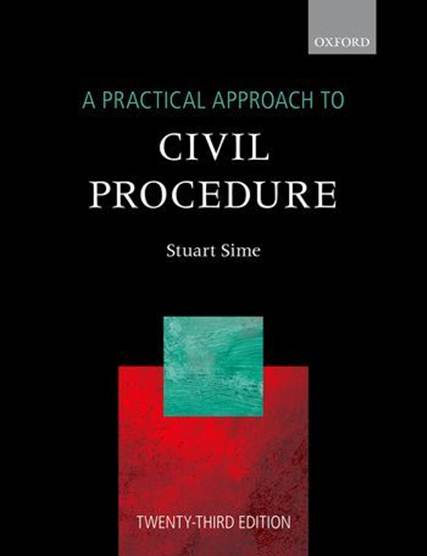 A Practical Approach to Civil Procedure-Stuart Sime